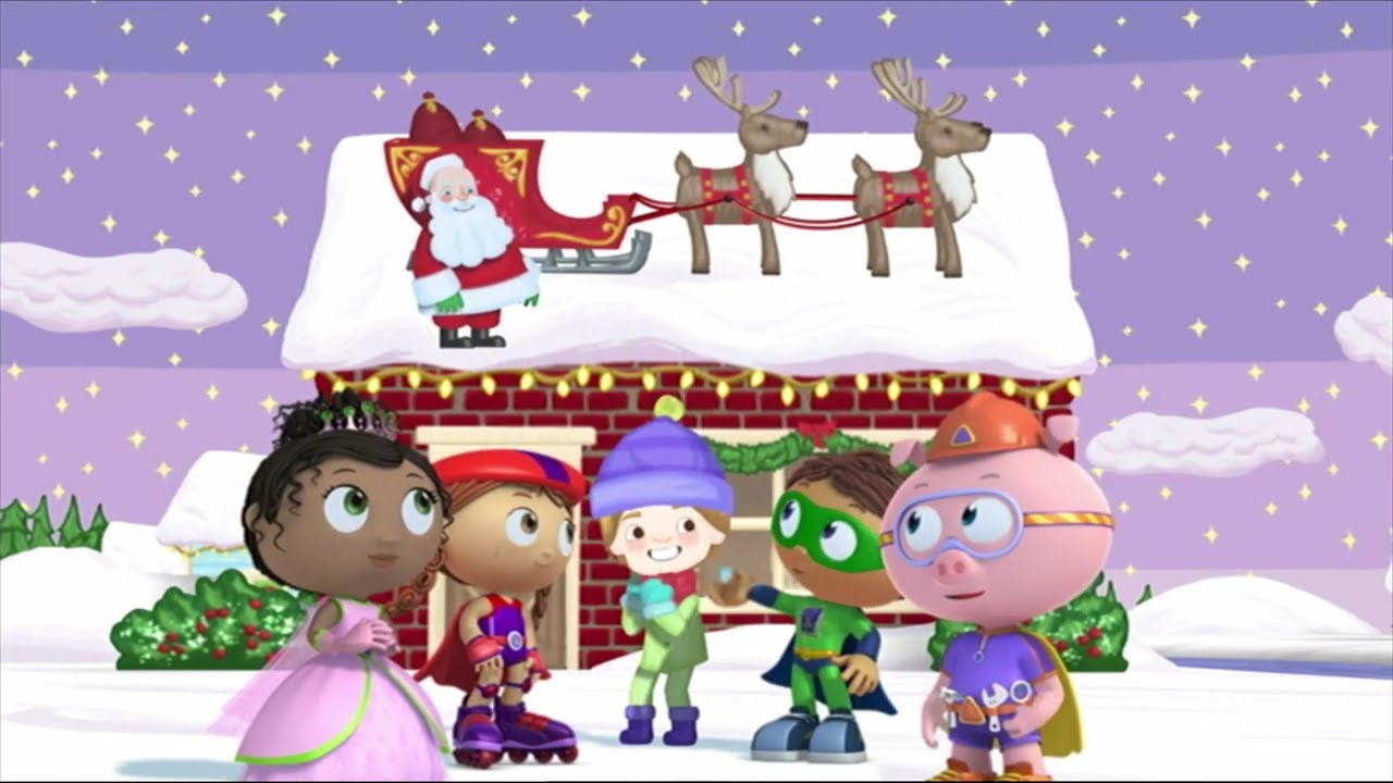Twas The Night Before Christmas Super Why Cartoons For Kids Youtube