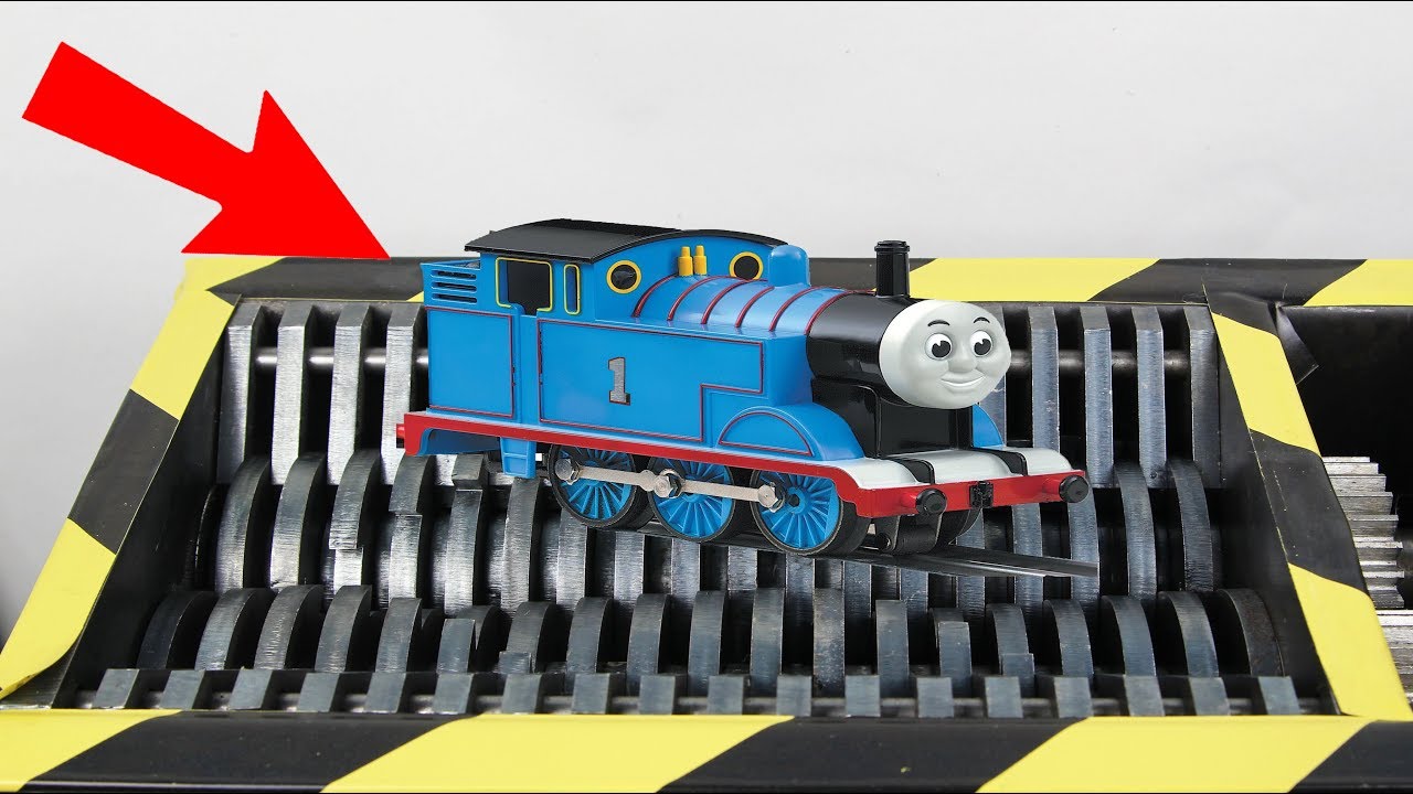 Shredding Thomas The Train Toy Youtube