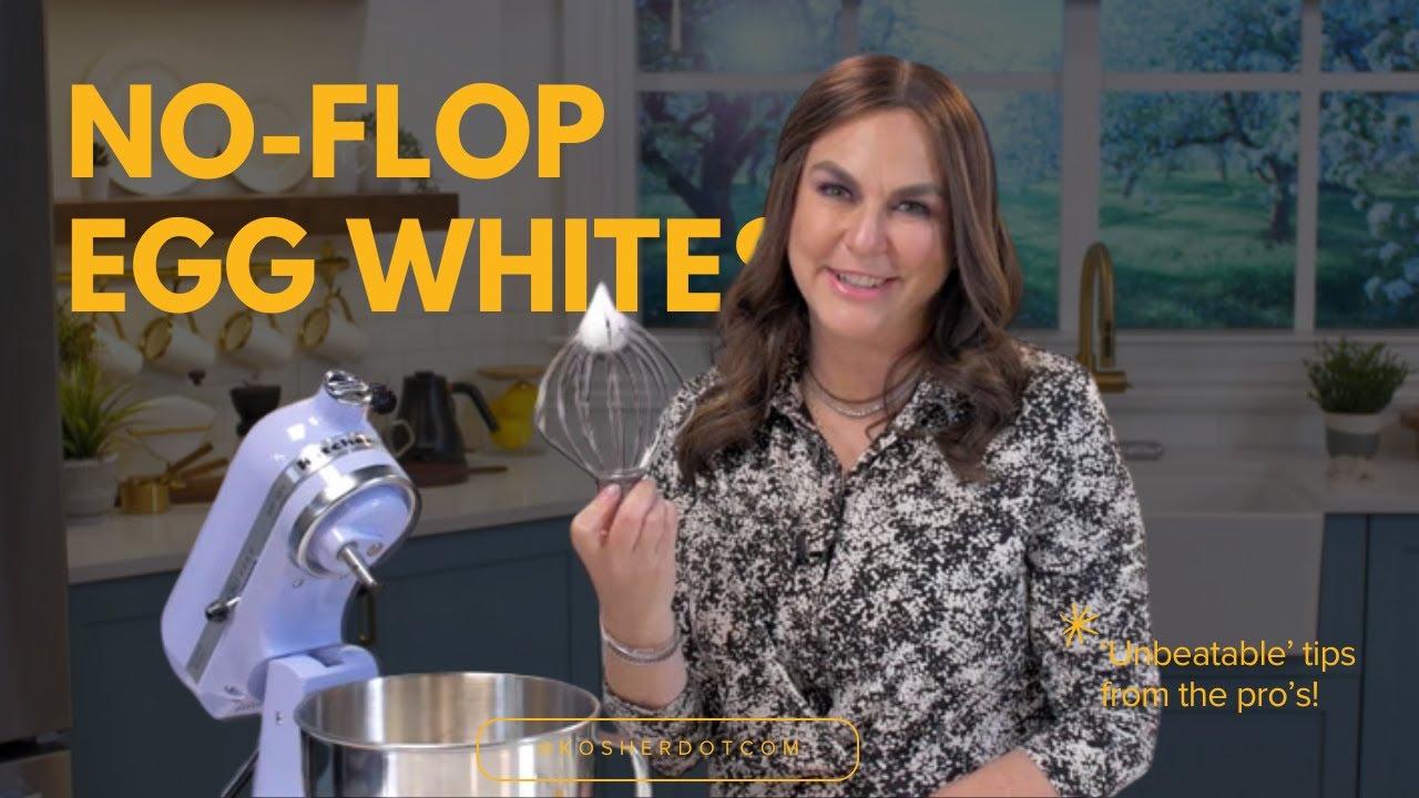 How To Whip Egg Whites The Right Way Perfect Stiff Peaks Youtube