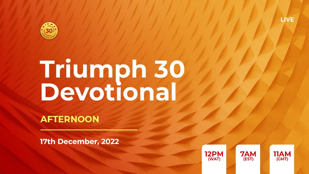 Triumph30 Live Youtube