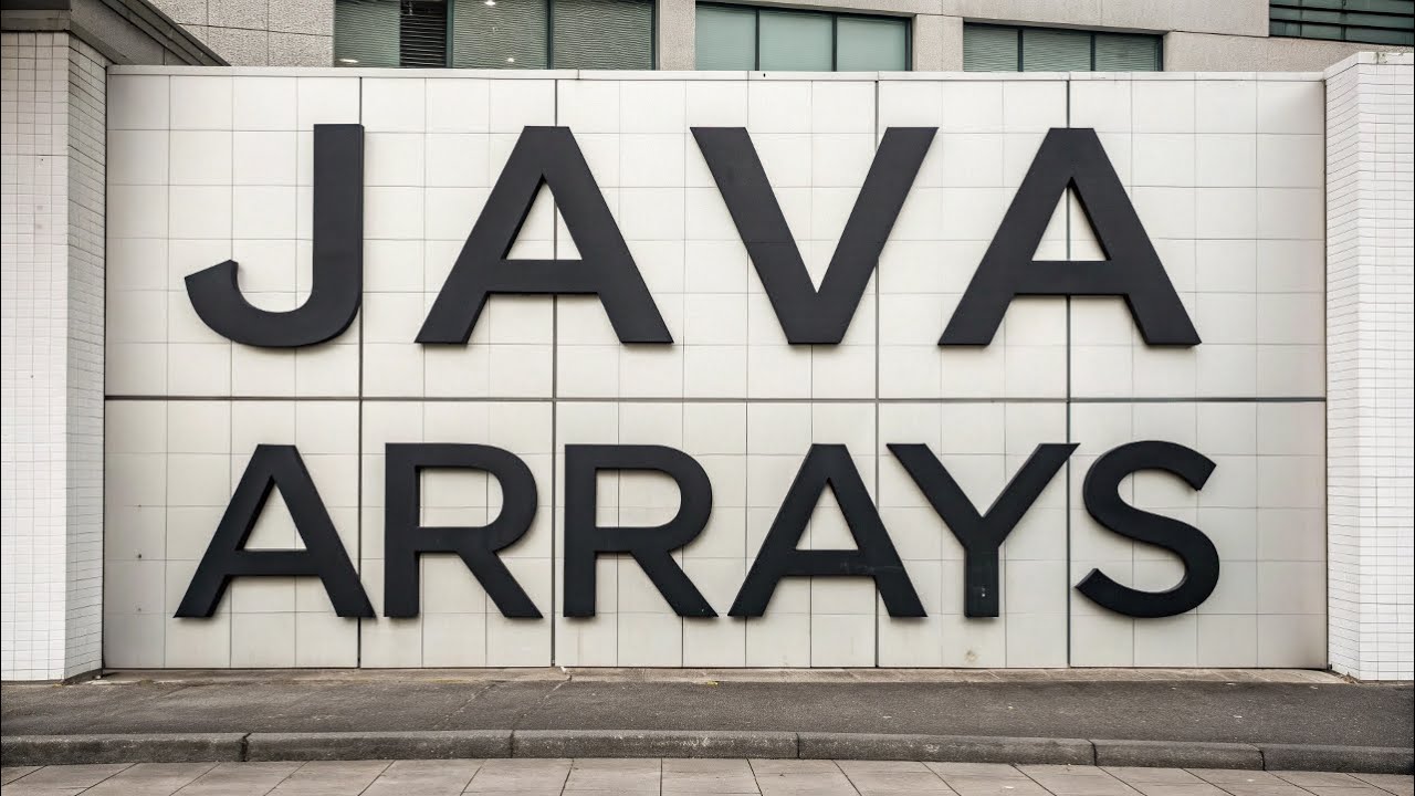 Beginner Java Arrays Simple Example Youtube