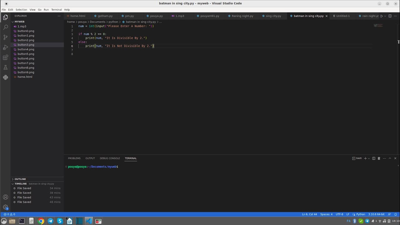 How To Making A Program That Tells What Number Is Divisible By 2 In