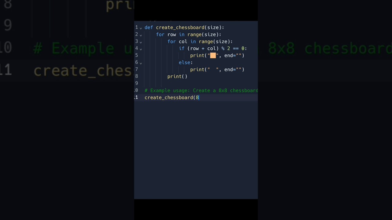 Create Chees Board Python Youtube
