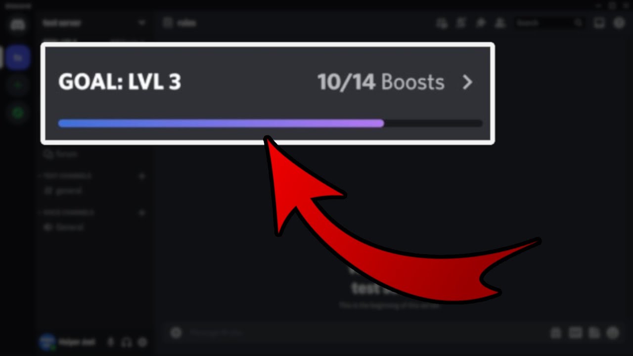 How To Display Server Boost Progress Bar In Discord Youtube