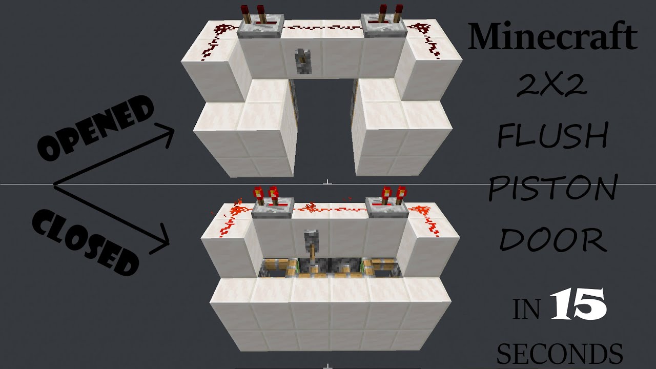 How To Make A Flush Piston Door
