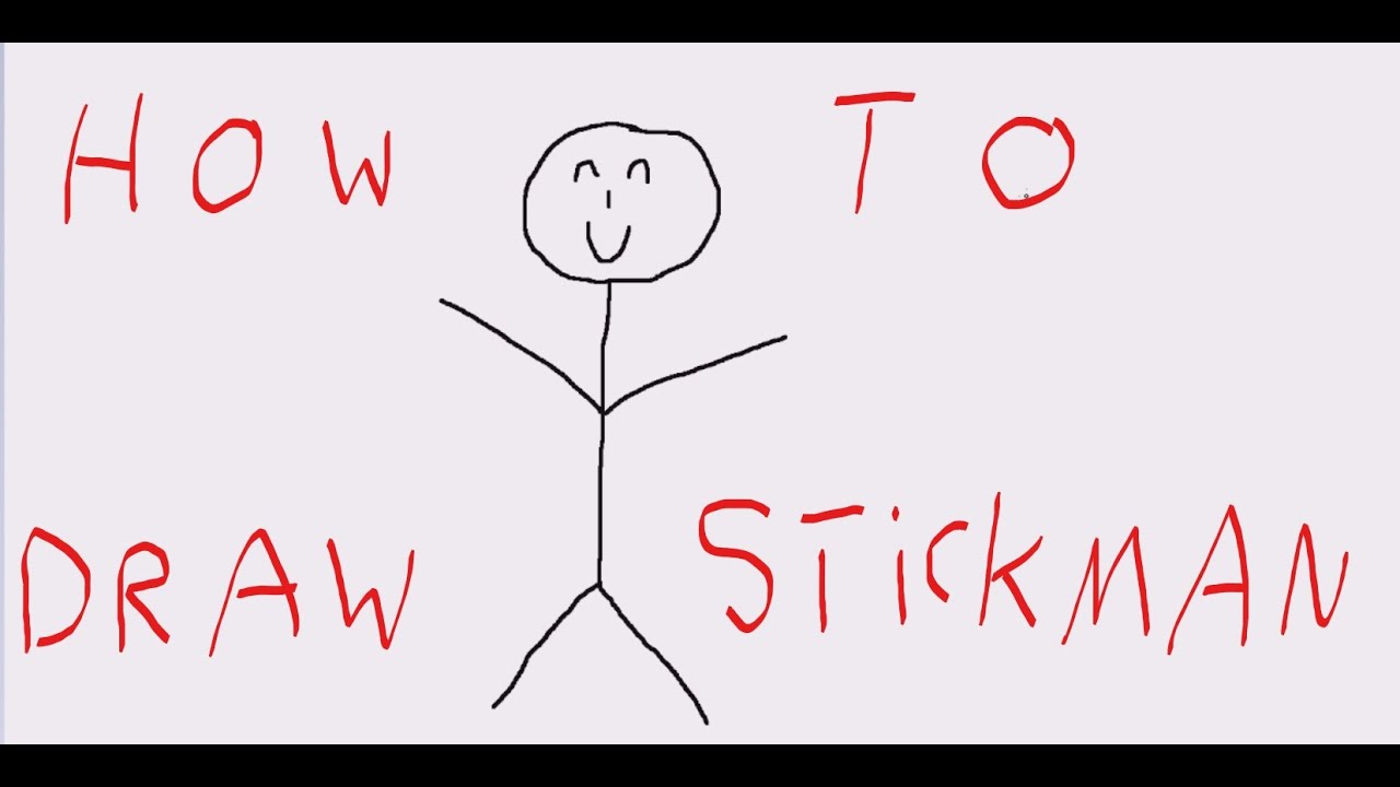How To Draw Stickman ьыг Professional Drawing Tutorial Paintёяои Youtube