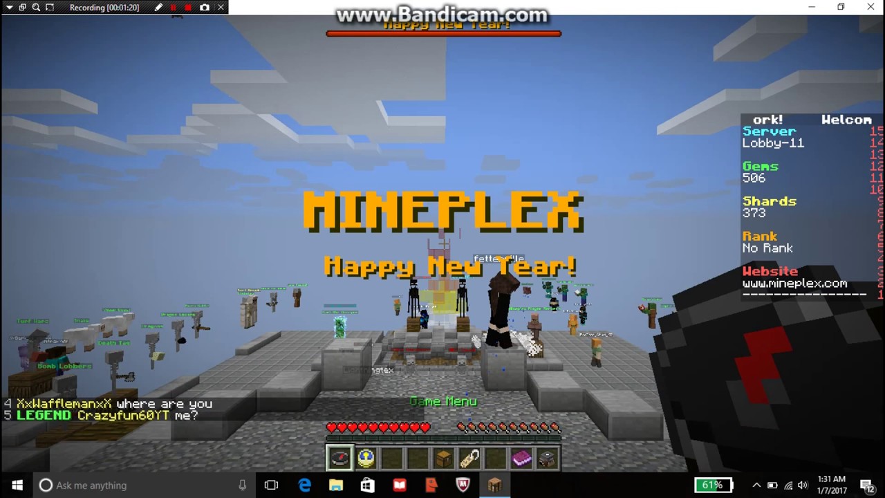 Mineplex Server For Minecraft Pc 2017 Youtube