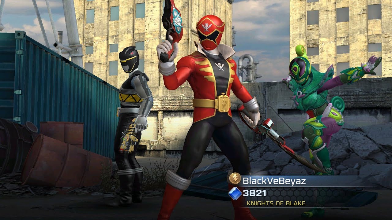 Troy Burrows Süper Megaforce Red New Characters Team Power Rangers