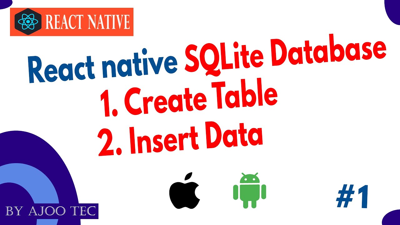 React Native Sqlite Database In Hindi Youtube