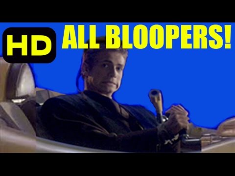Star Wars Prequels Bloopers Complete Collection Youtube