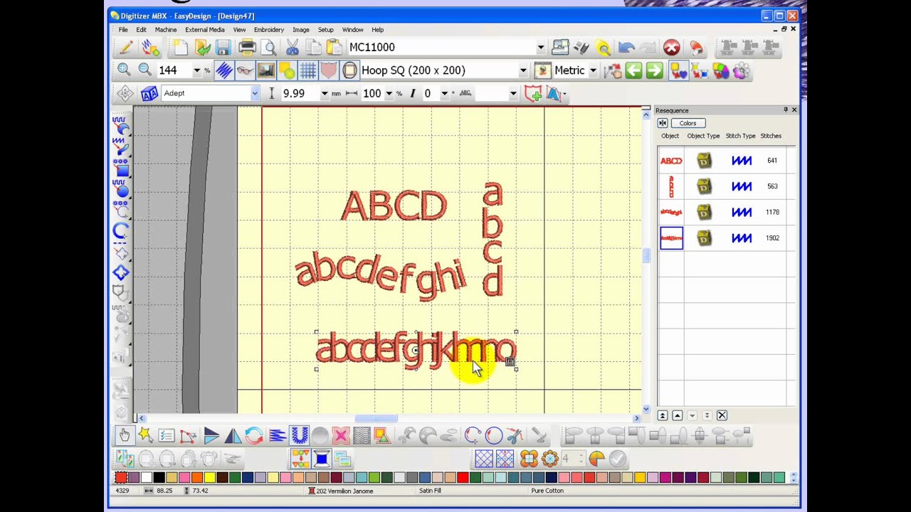 Digitizer Mbx Tutorial New Lettering Youtube