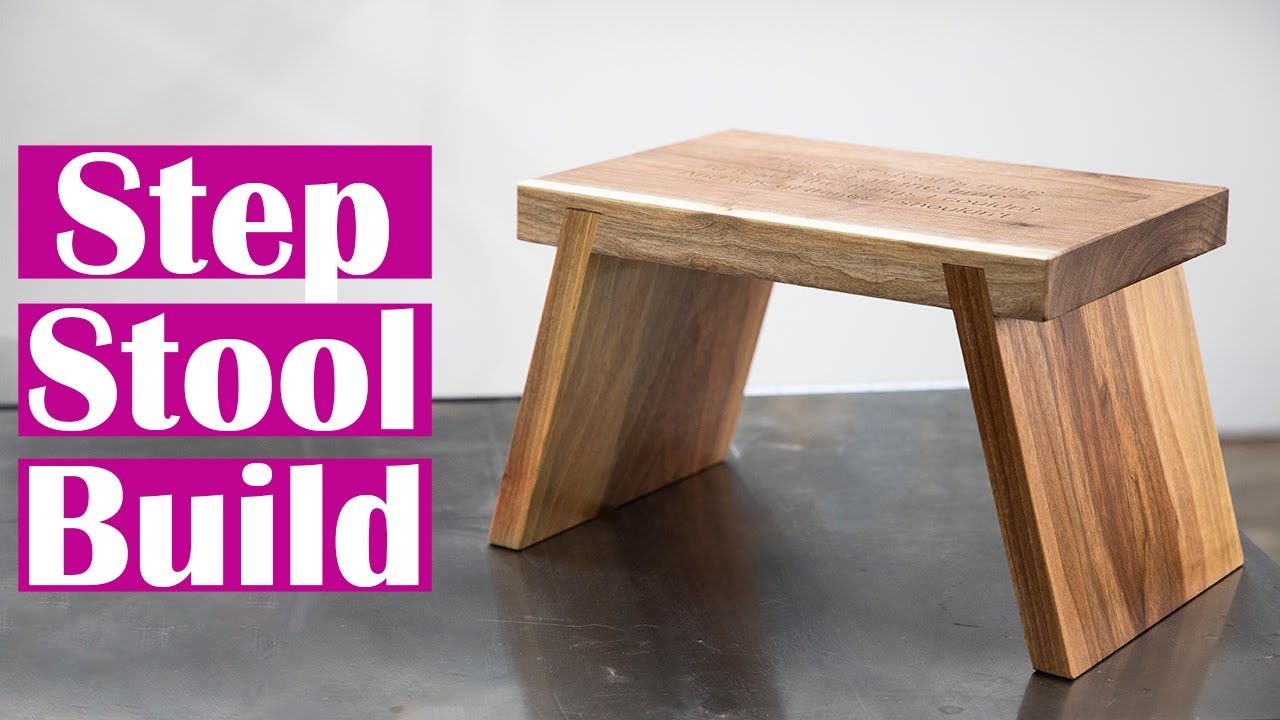 Step Stool Build Simple Woodworking Project Youtube