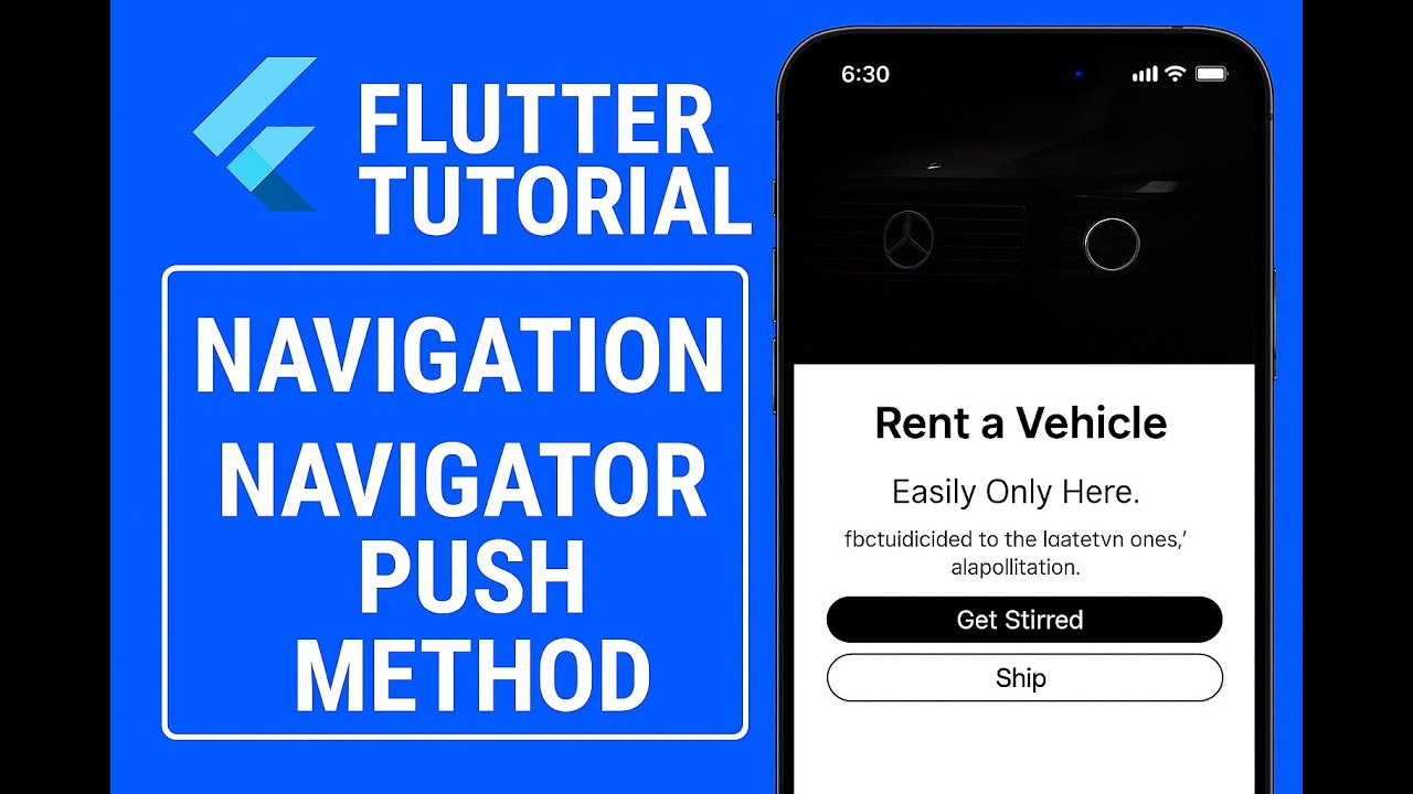 Flutter Tutorial 28 Navigation Using Navigator Push Method Youtube