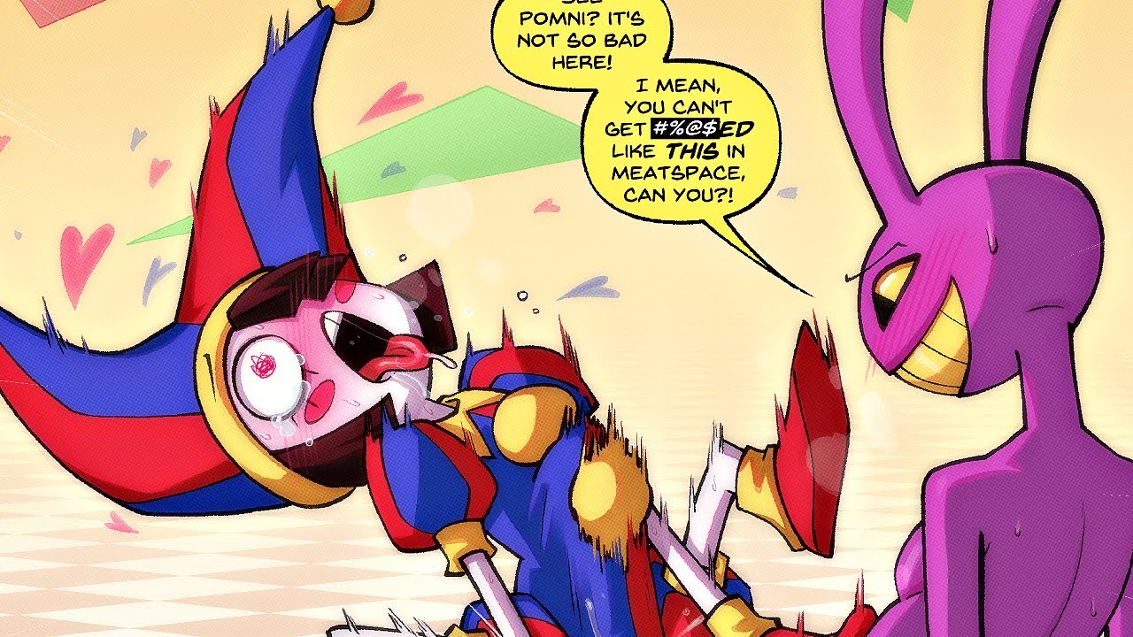 Jax Helps Out Pomni The Amazing Digital Circus Comic Tadc Youtube
