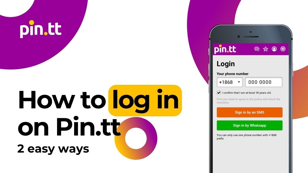 How To Log In On Pin Tt Youtube