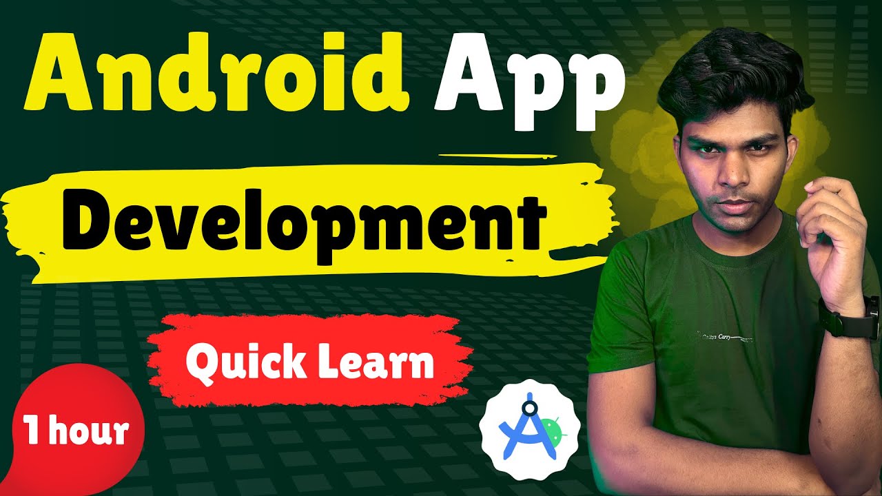 Android App Development In 1 Hour Quick Easy Android Studio