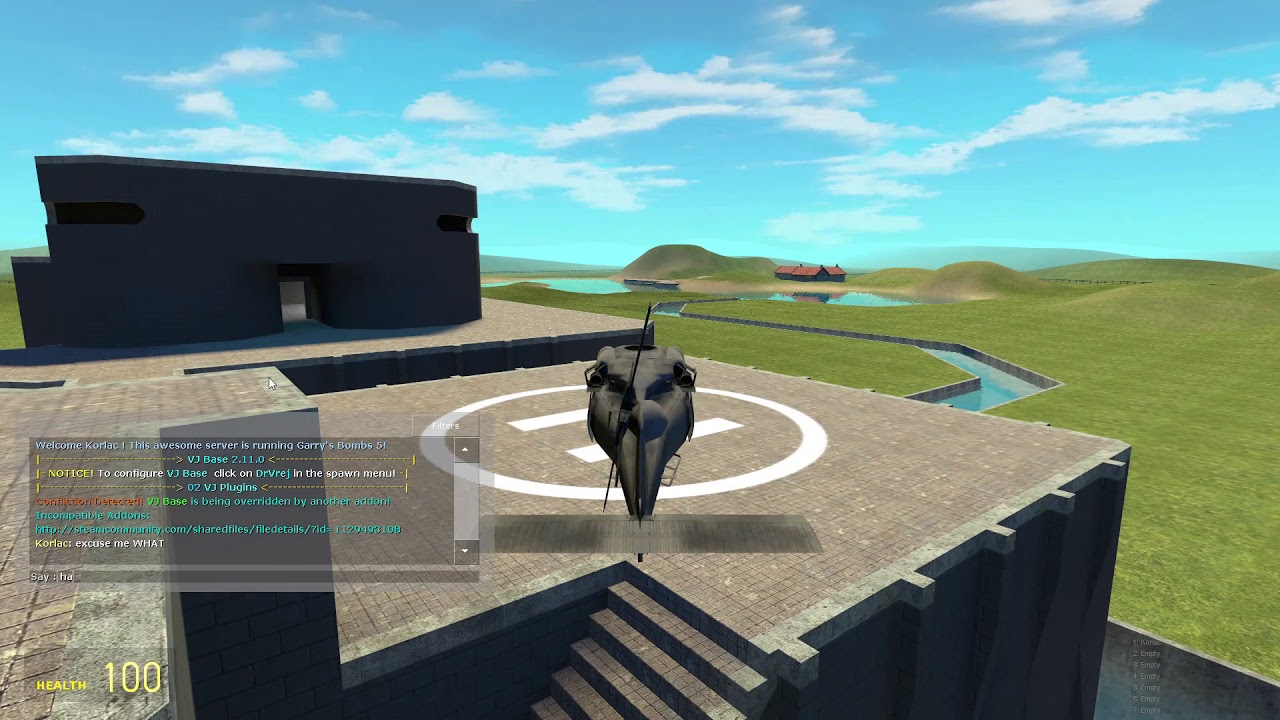 Garry S Mod How Not To Fly A Helicopter Youtube