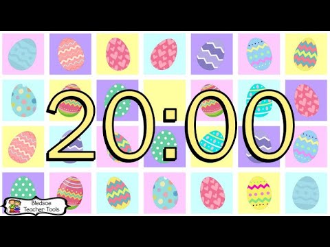Easter Egg Timer With Music 20 Minute Timer Youtube