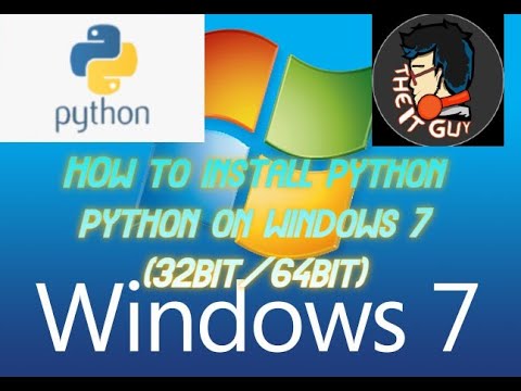 How To Install Python On Windows 7 32 Bit 64 Bit Youtube