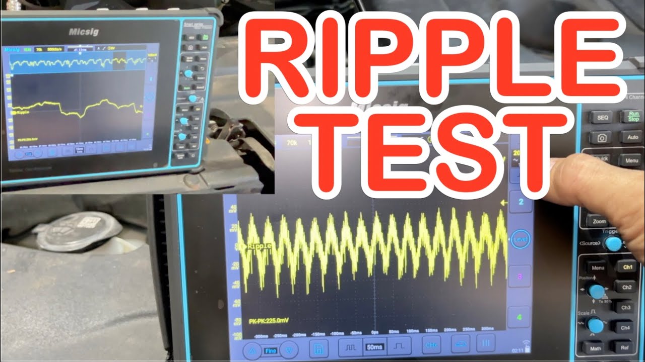 Alternator Ripple Test Youtube