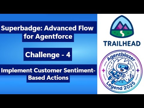 Implement Customer Sentiment Based Actions Challenge 4 Superbadge