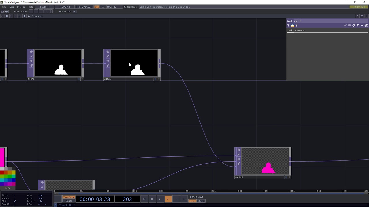 Tutorial Touchdesigner Kinect Español Youtube
