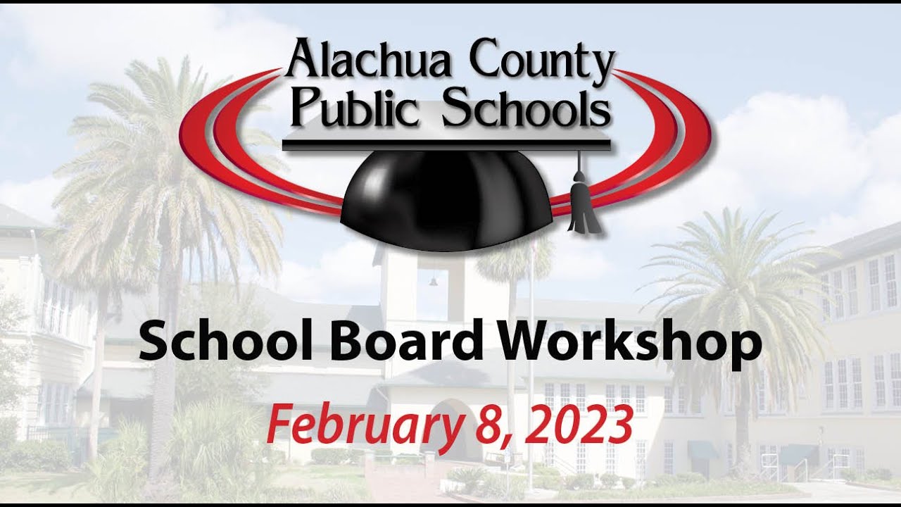 School Board Workshop 2 8 23 Youtube