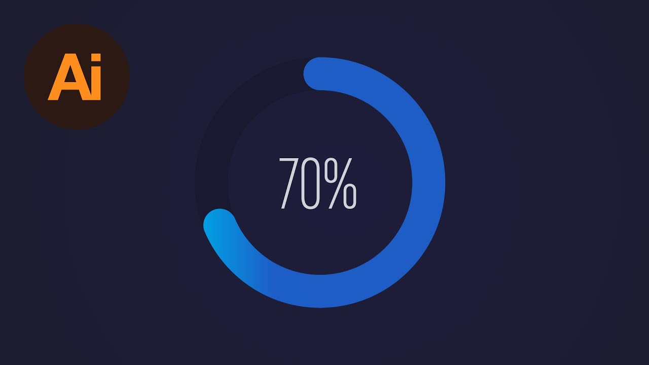 Learn How To Design A Circular Progress Bar In Adobe Illustrator
