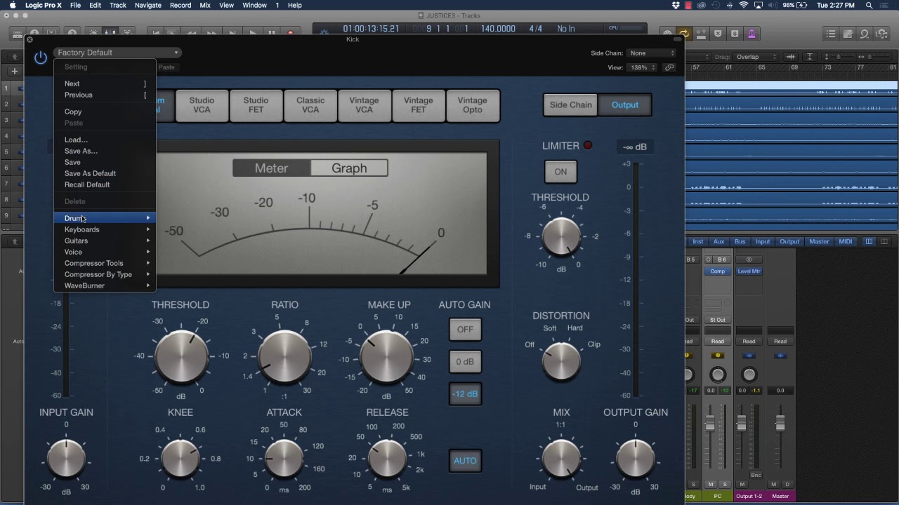 Logic Pro X Tutorial Parallel Compression Youtube