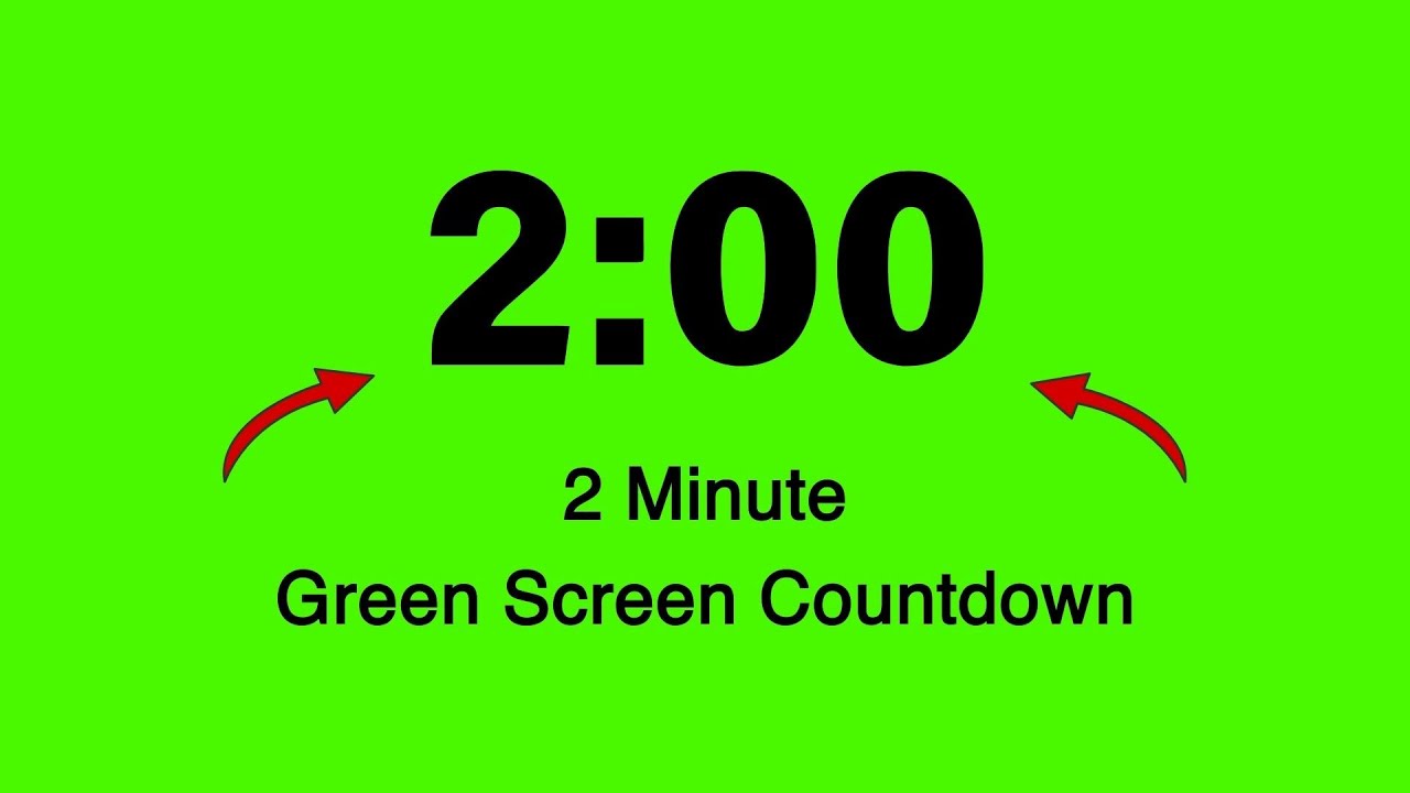 2 Minute Timer Green Screen Youtube