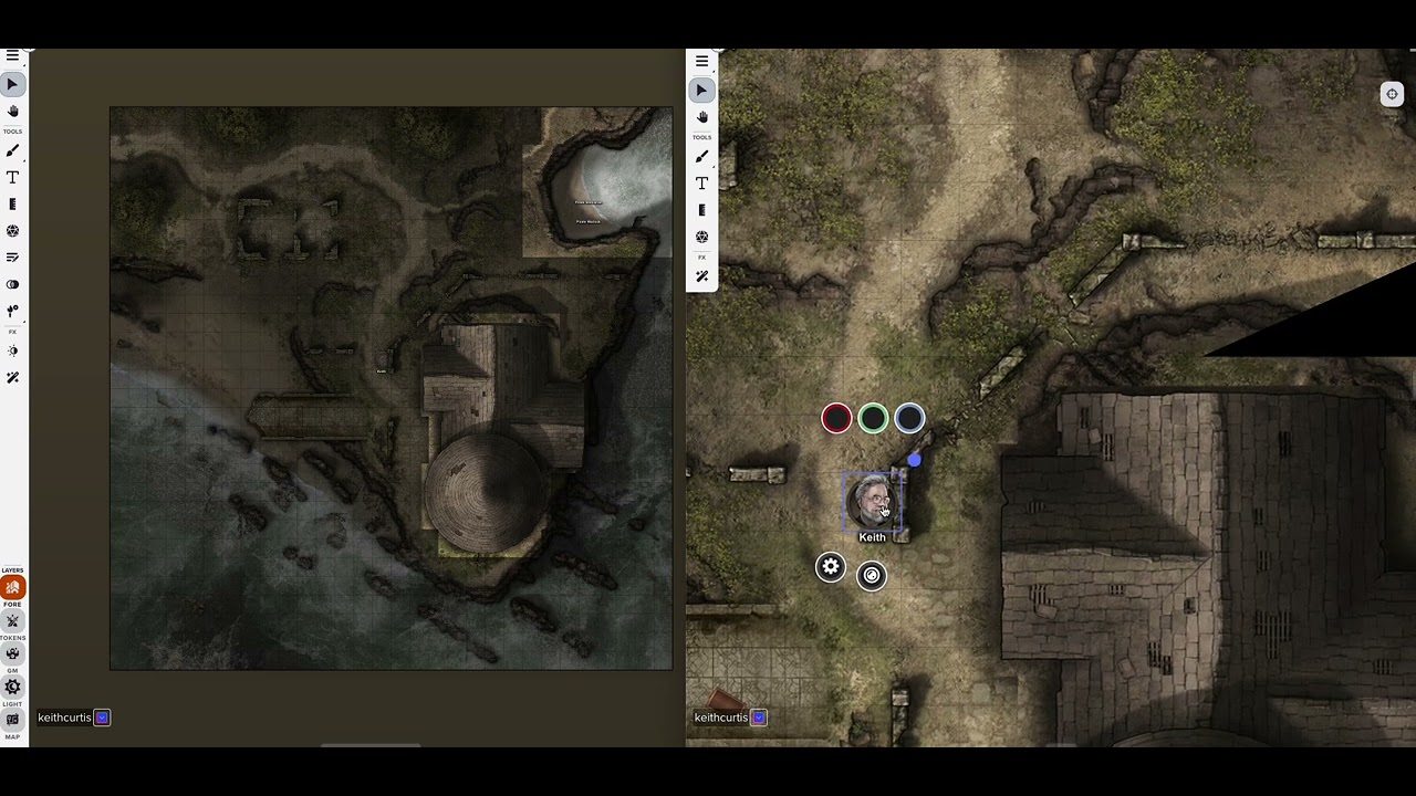 Experimenting With The Roll20 Foreground Layer Youtube