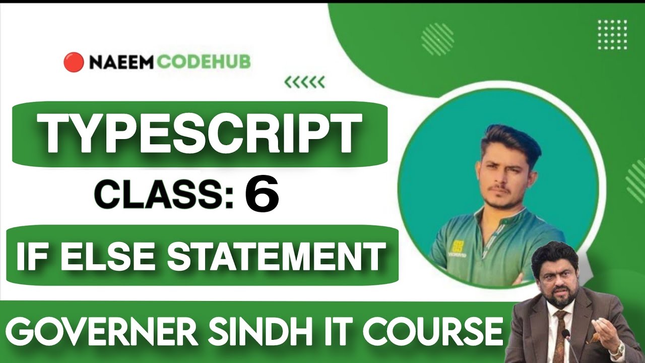 ёяыс Typescript Class 6 If Else Statement And Ternary Operators Youtube
