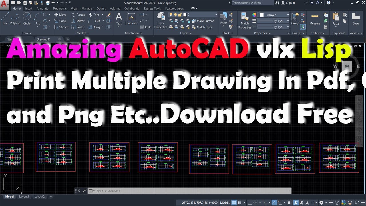 How To Print Multiple Autocad Drawings To Pdf Templates Sample Printables
