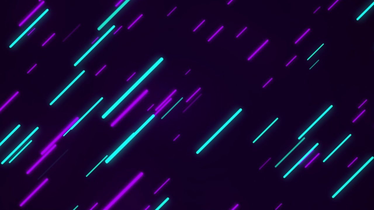 Rounded Neon Violet And Blue Lines Background Looped Animation Free