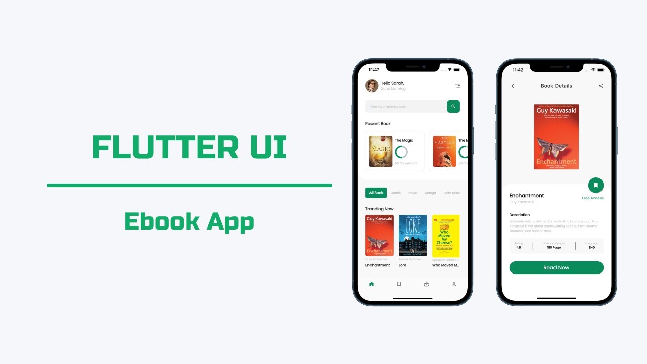 Flutter Ui Ebook App Speedcode Youtube
