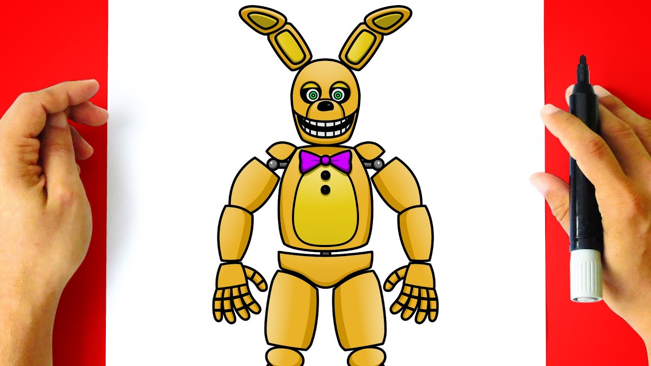 Como Desenhar Spring Bonnie Como Dibujar A Spring Bonnie Five
