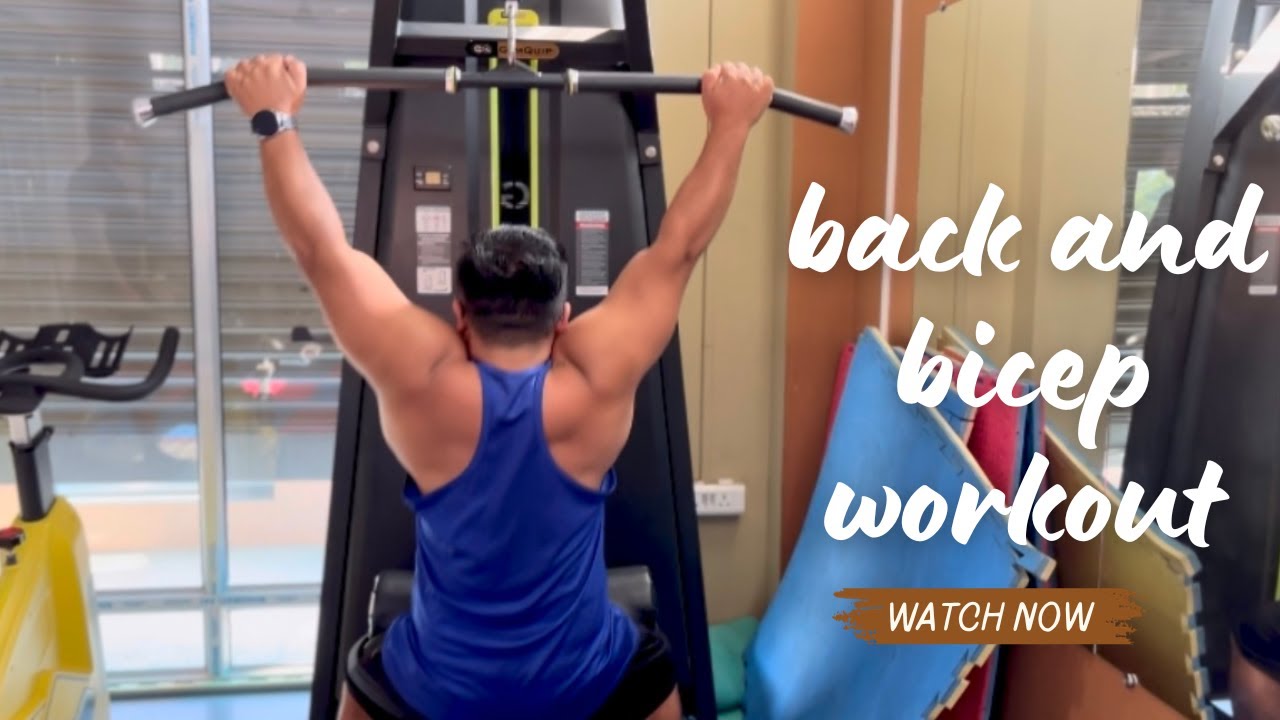 Back And Bicep Workout Youtube