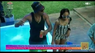 Thandeka And Mmeli Thursday Night Pool Party Big Brother Mzansi 2026 ...