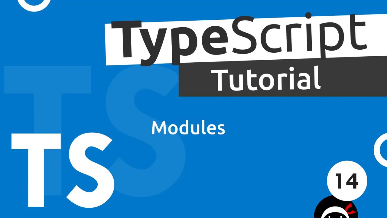 Typescript Tutorial 14 Modules Youtube