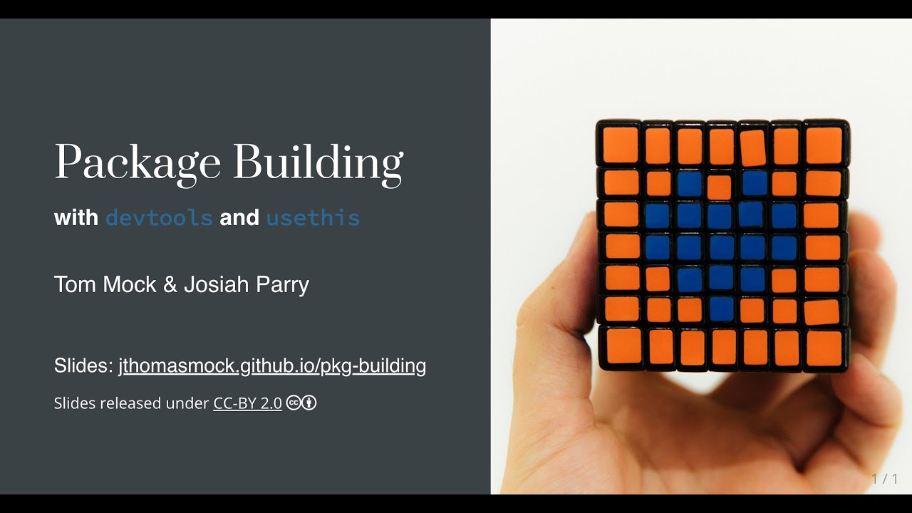 Building R Packages With Devtools And Usethis Rstudio Youtube