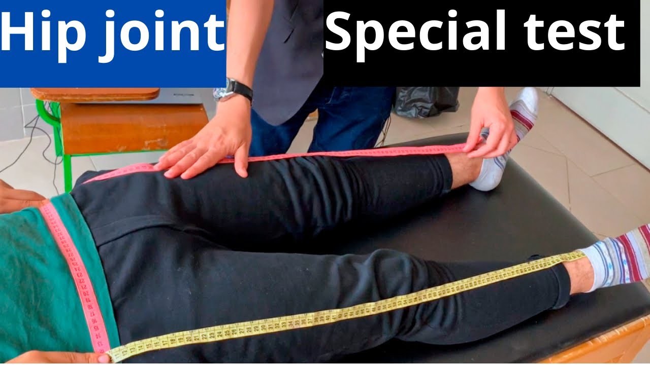 Hip Joint Special Test فحص مفصل الورك Youtube