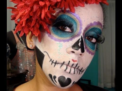 Affordable Sugar Skull Makeup Youtube