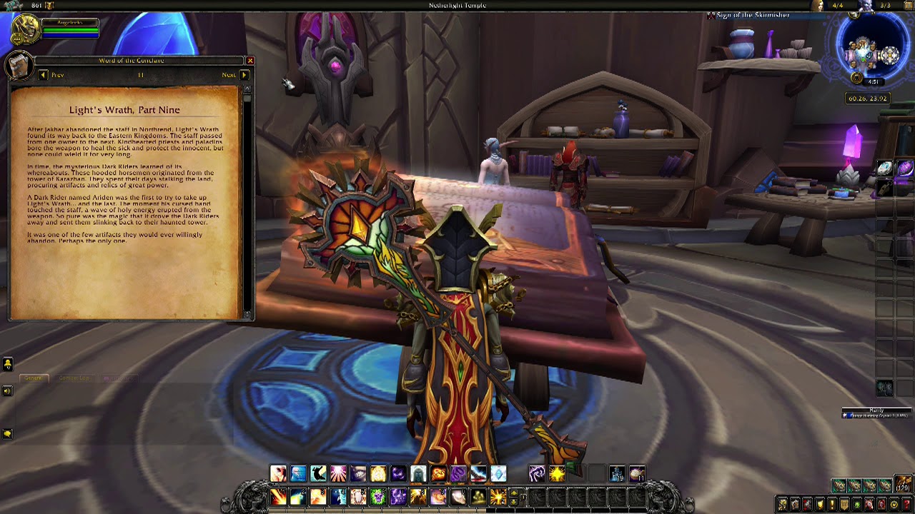 Wow Legion Artifact Weapons Lore Priest Youtube