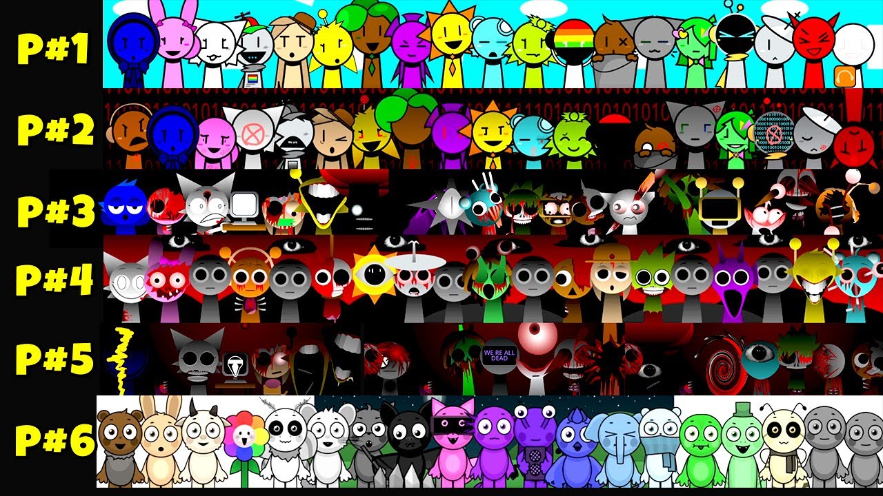 Sprunki Incredibox Remaster All Characters Dancing Mod Sprunki Sprunki ...