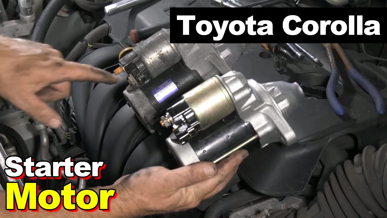 2007 Toyota Corolla Starter Motor Youtube