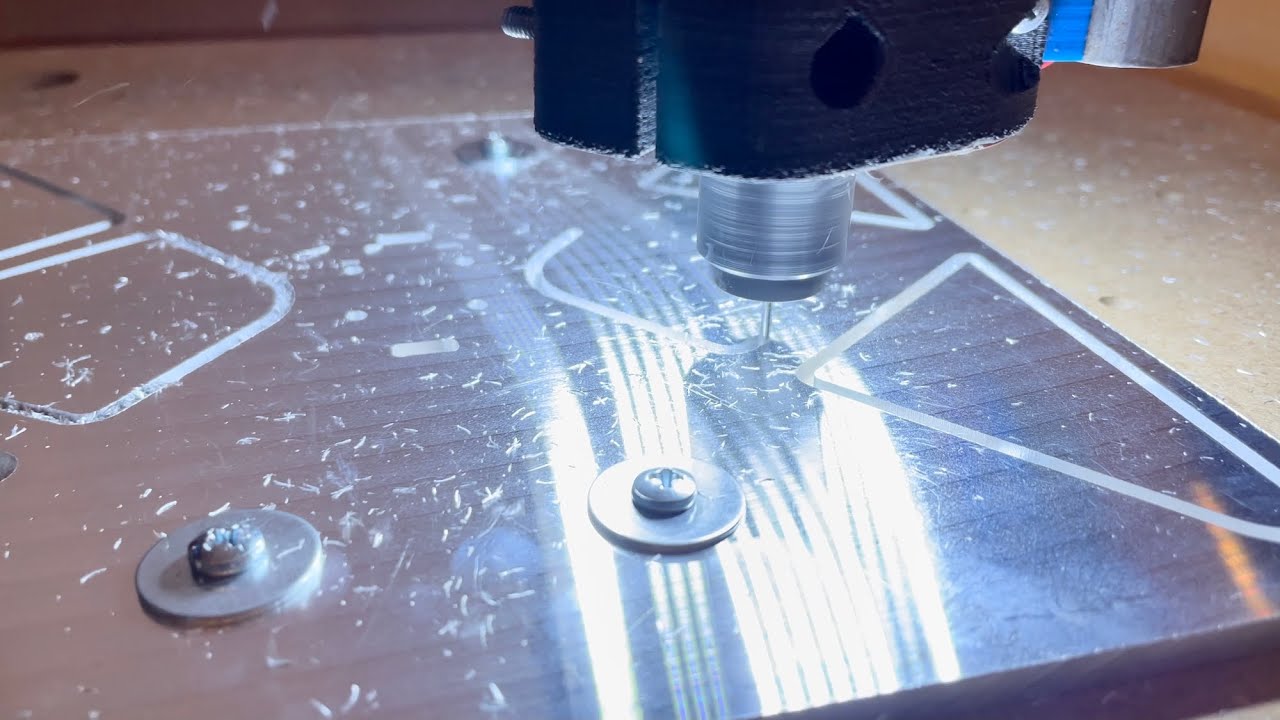3d Printed Cnc Cuts Aluminum Youtube