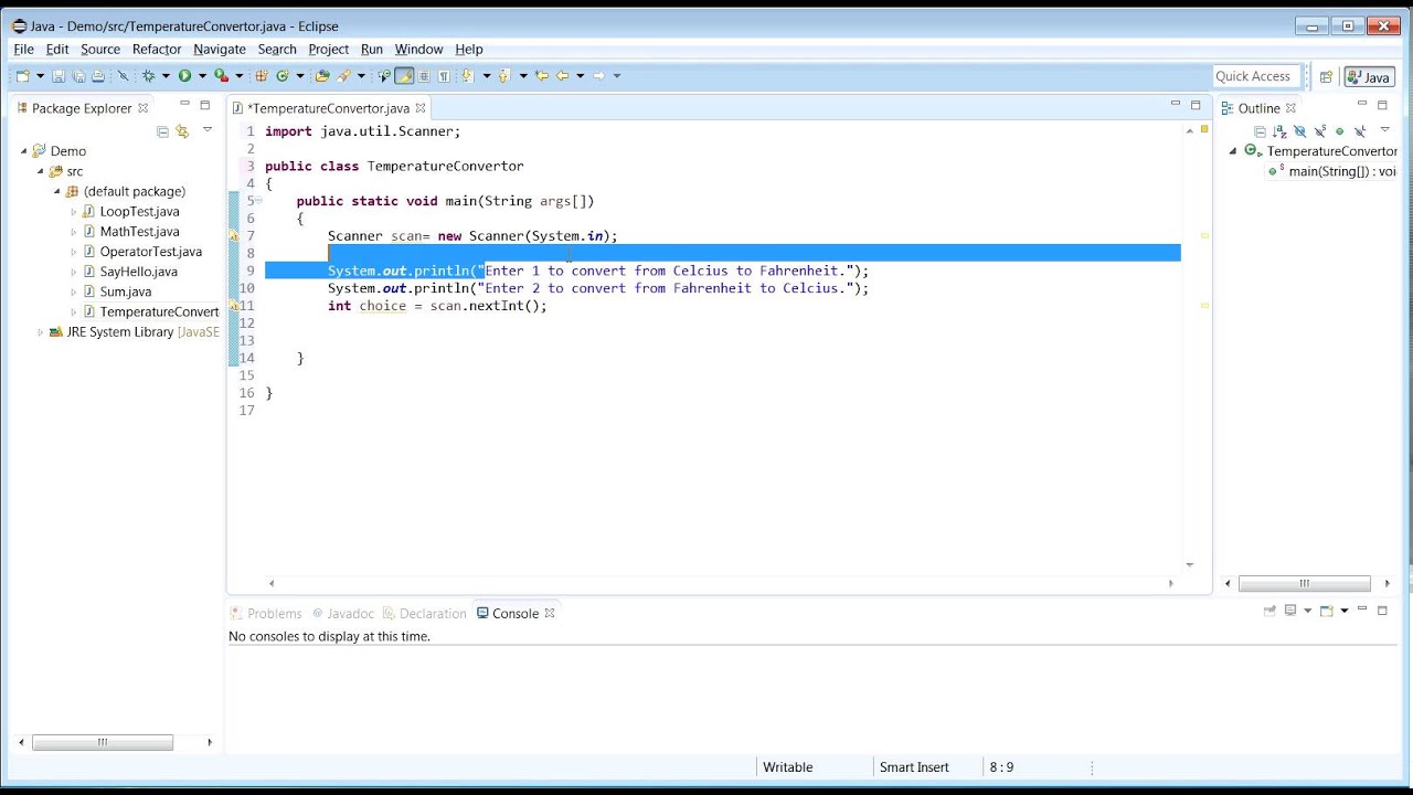 Celsius To Fahrenheit Table Java Program Cabinets Matttroy