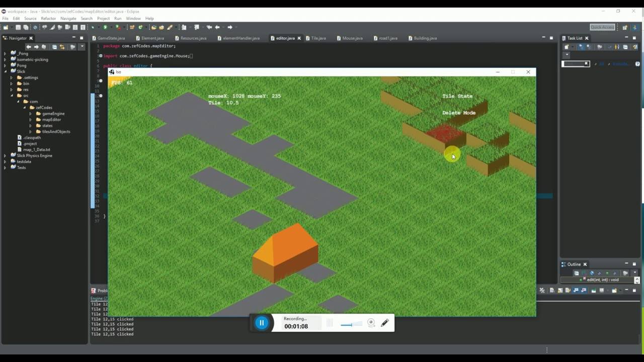 Slick 2d Java Map Editor For Game Youtube