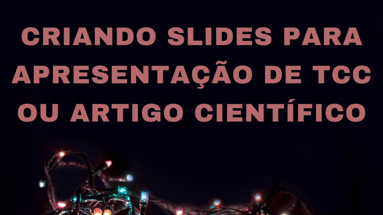 Modelo De Slide Para Apresentação De Tcc Fdplearn