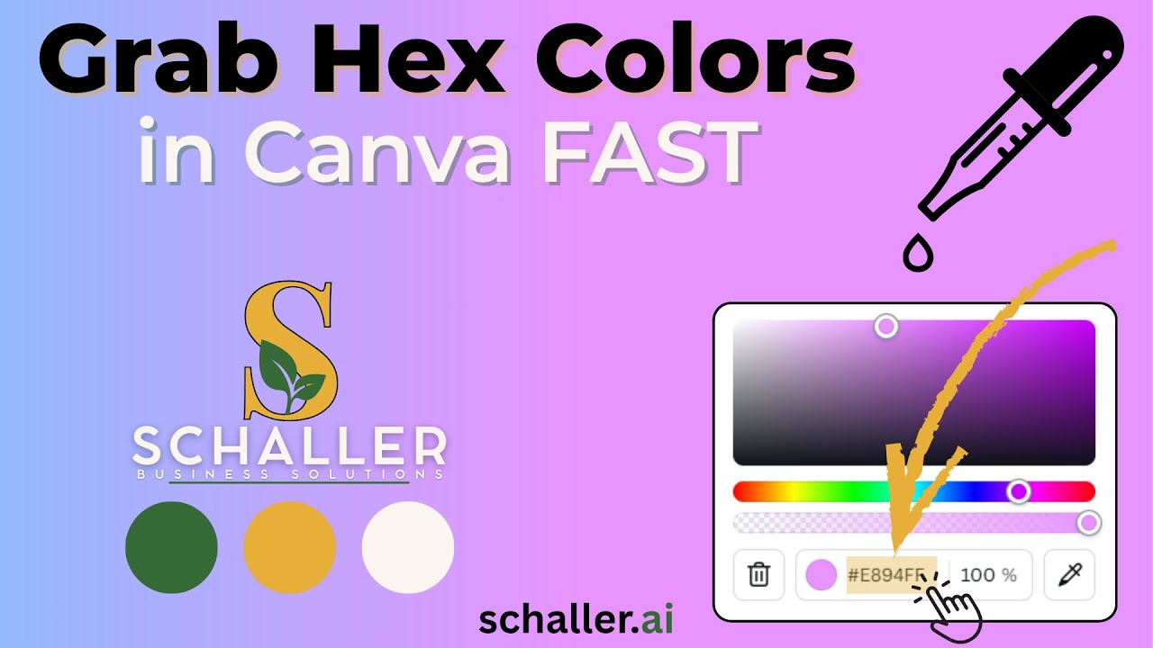 How To Get Color Hex Codes In Canva Quick Color Picker Trick Youtube